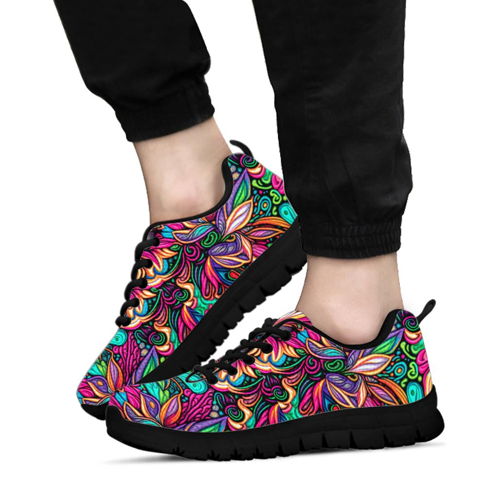 Colorful Psychedelic Sneakers – Crystallized Collective
