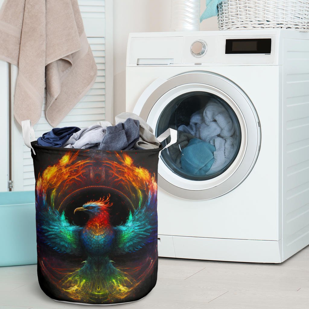 Colorful Phoenix Laundry Basket – Crystallized Collective