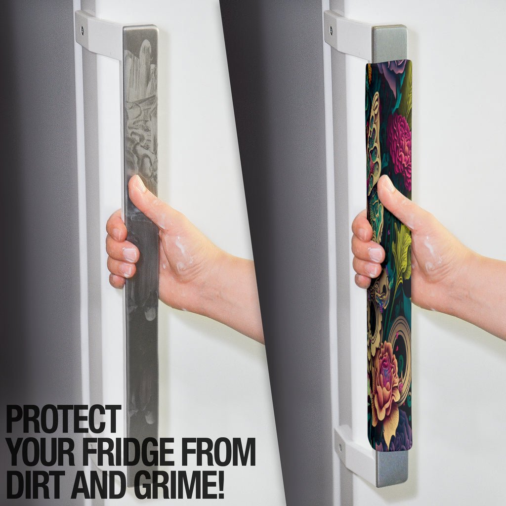 Cottagecore Butterfly Flowers Fridge Door Handle – Crystallized Collective