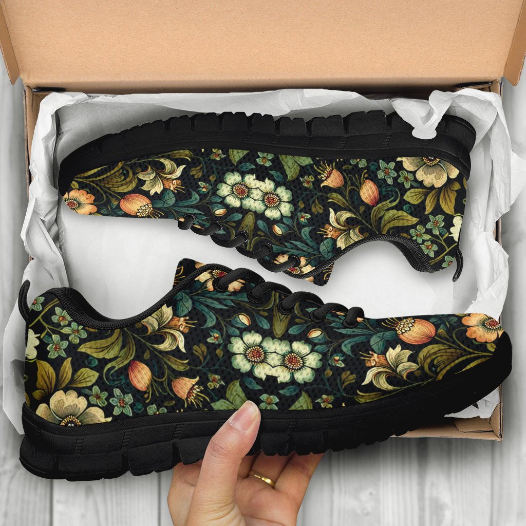 Cottagecore Floral Boho Sneakers – Crystallized Collective