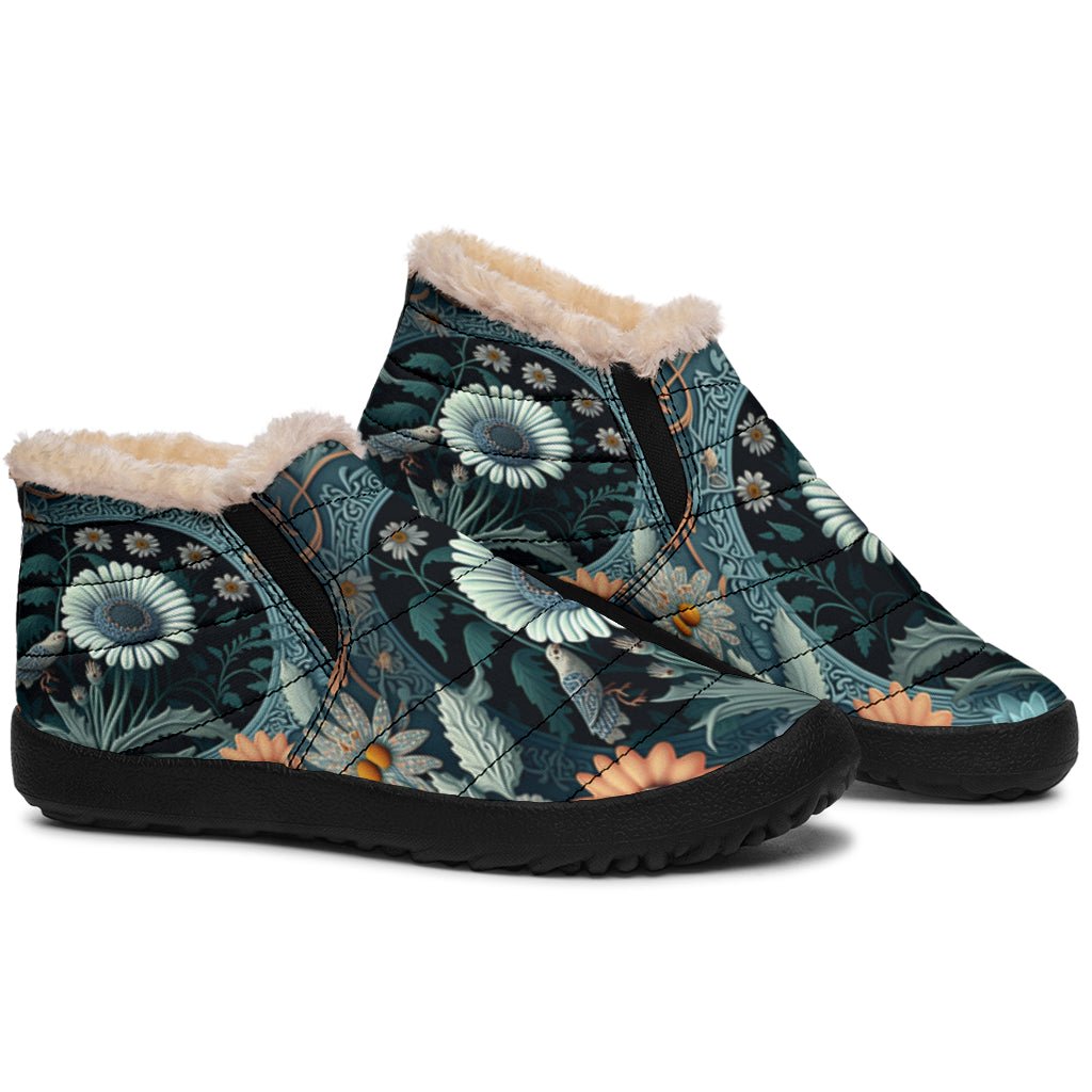 Cottagecore Flowers Winter Sneakers – Crystallized Collective