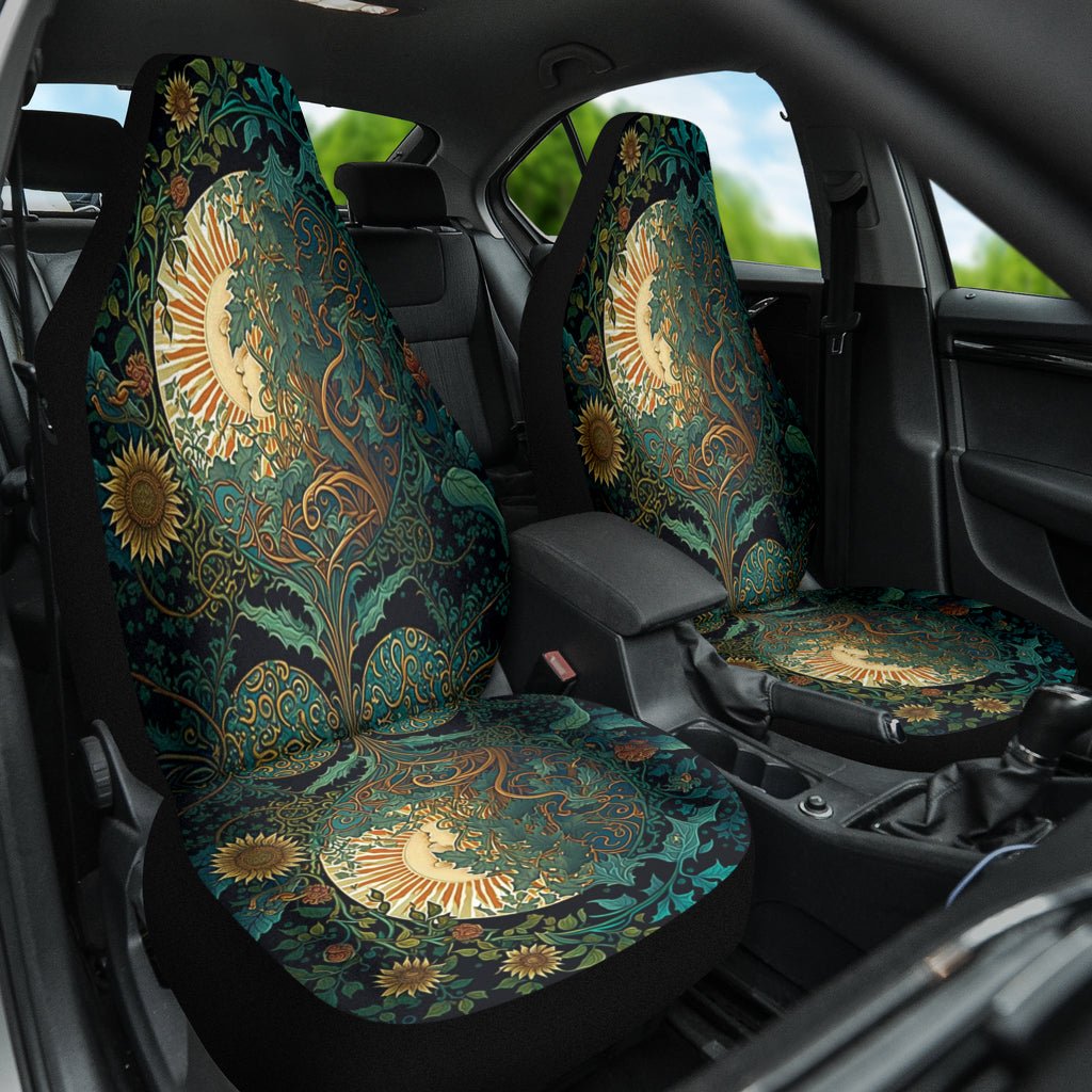 Cottagecore Sun and Moon Car Seat Cover – Crystallized Collective