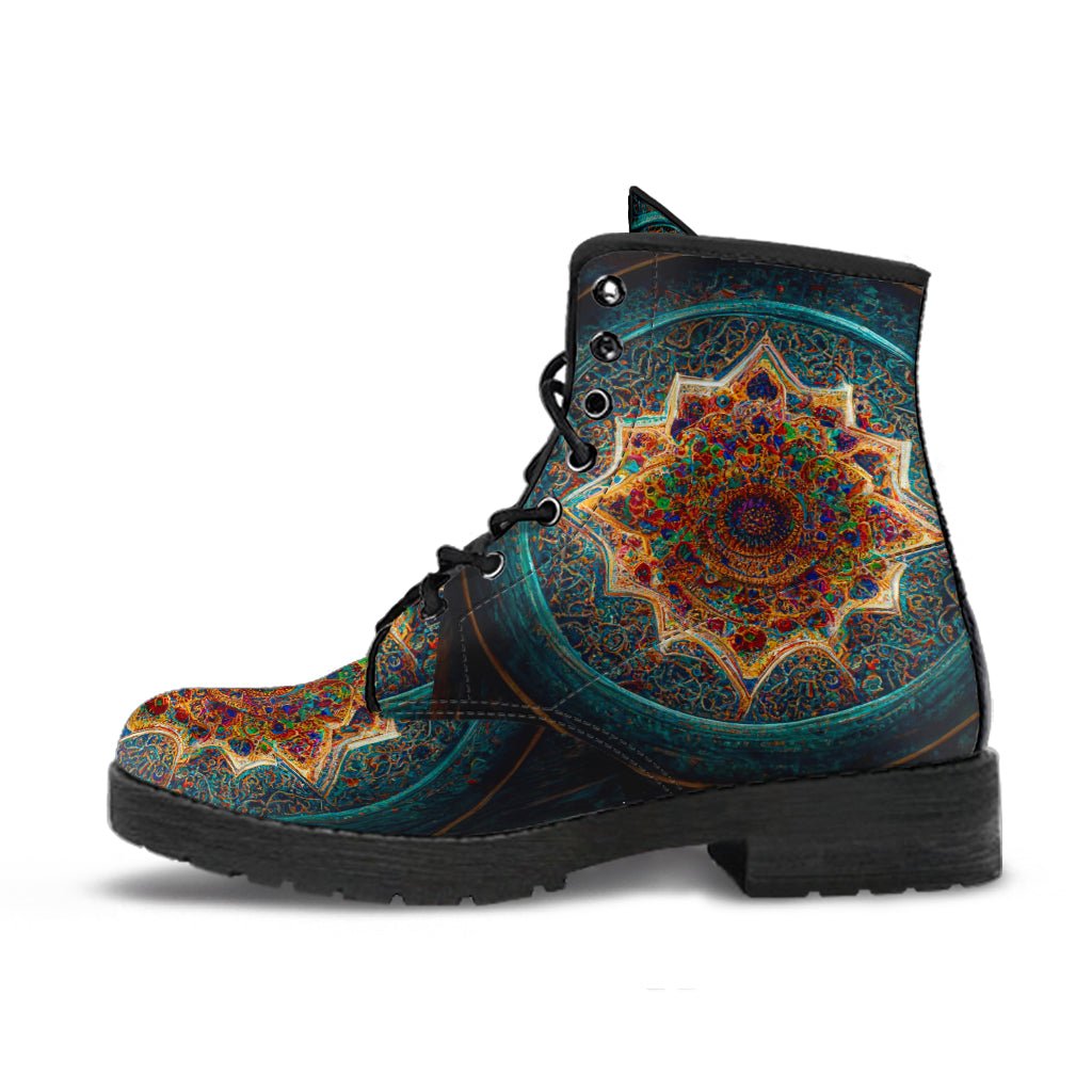 HandCrafted Art Mandala Boots – Crystallized Collective