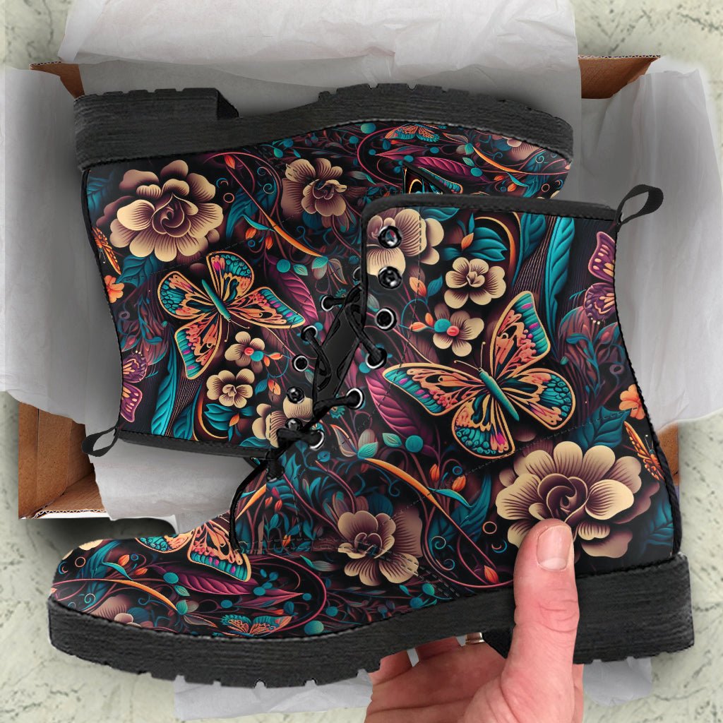 HandCrafted Butterfly Delight Boots – Crystallized Collective