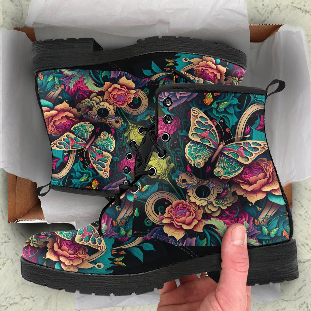 HandCrafted Cottagecore Butterflies Boots – Crystallized Collective