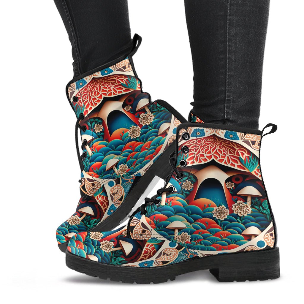 HandCrafted Cottagecore Mushroom Boots – Crystallized Collective