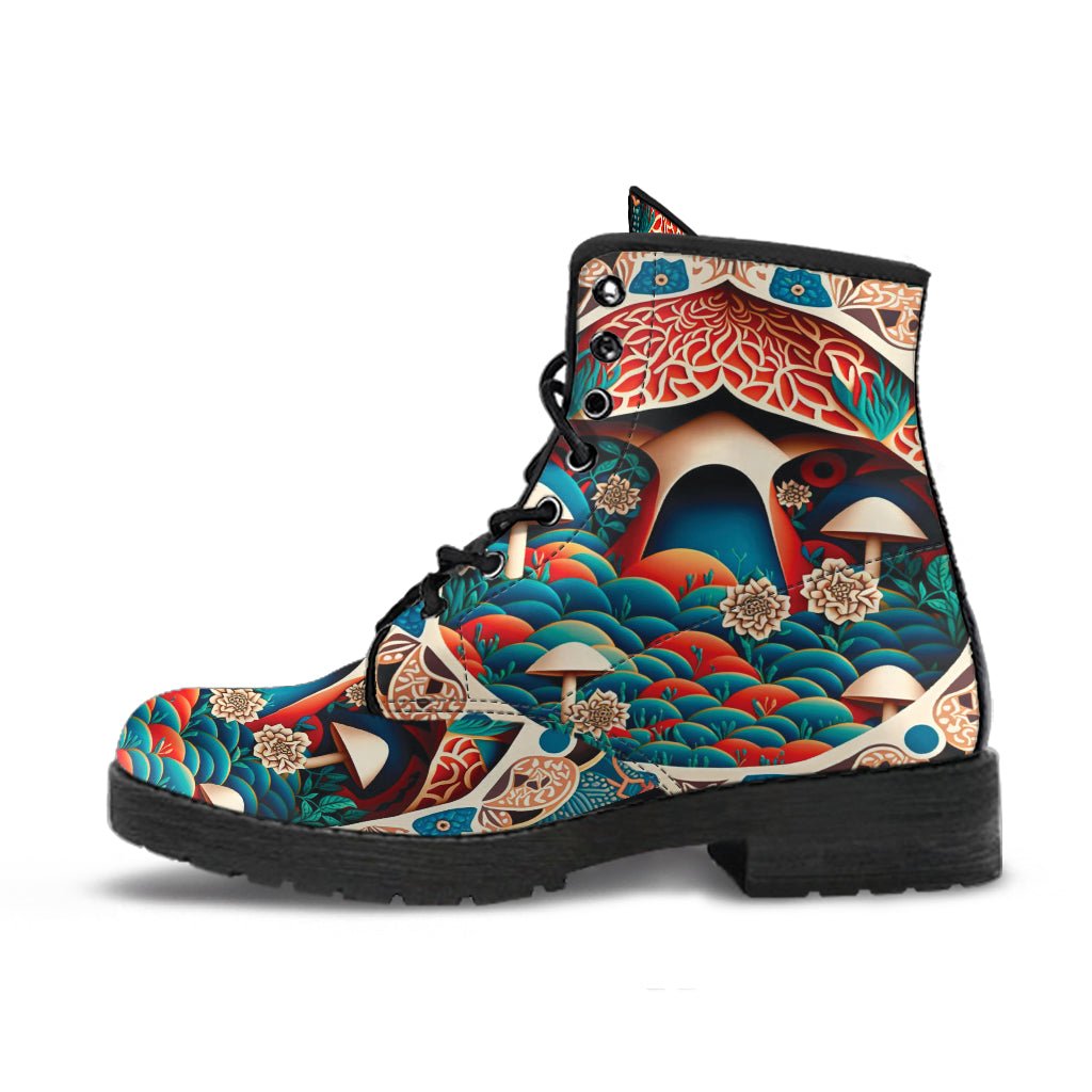HandCrafted Cottagecore Mushroom Boots – Crystallized Collective