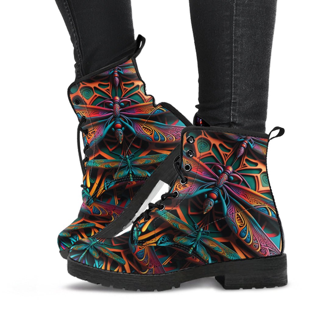 HandCrafted Dragonfly Maze Boots – Crystallized Collective
