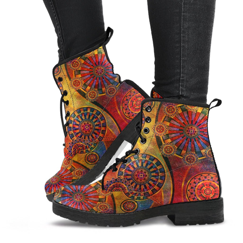 HandCrafted Hippie Mandala boots – Crystallized Collective