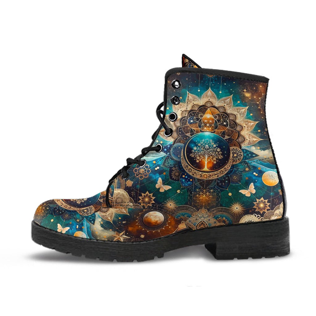 HandCrafted Magnificent Tree of Life Boots – Crystallized Collective