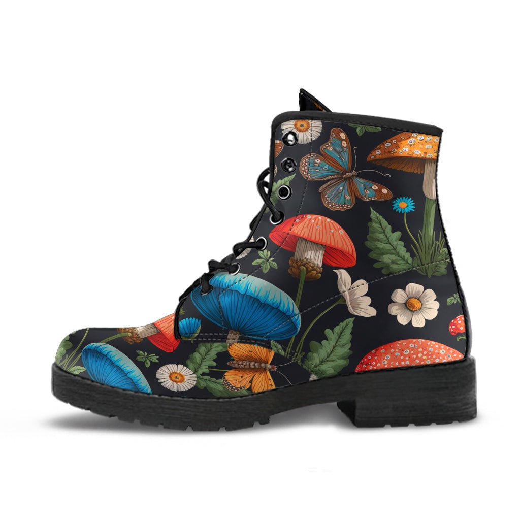 HandCrafted Mushroom Cottagecore Boots – Crystallized Collective