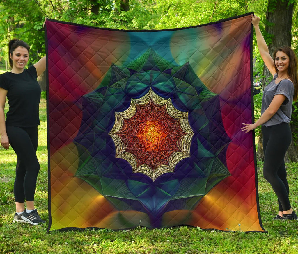 Mandala Premium Quilt – Crystallized Collective