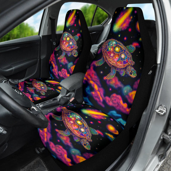 Psychedelic Turtle Seat Cover Crystallized Collective